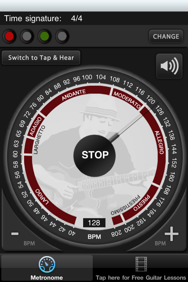 Guitar Jamz Metronome Lite App